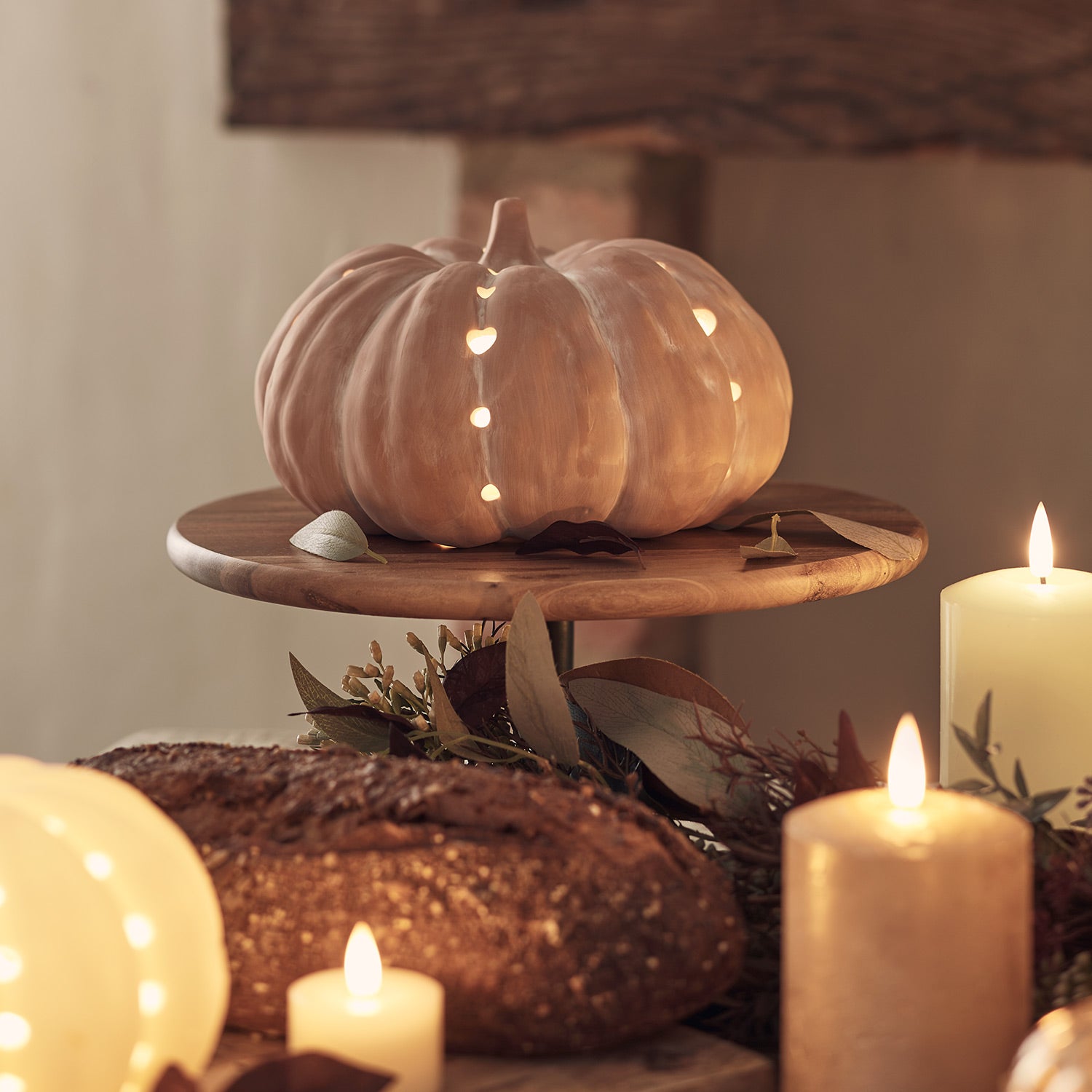 Déco de table d'automne