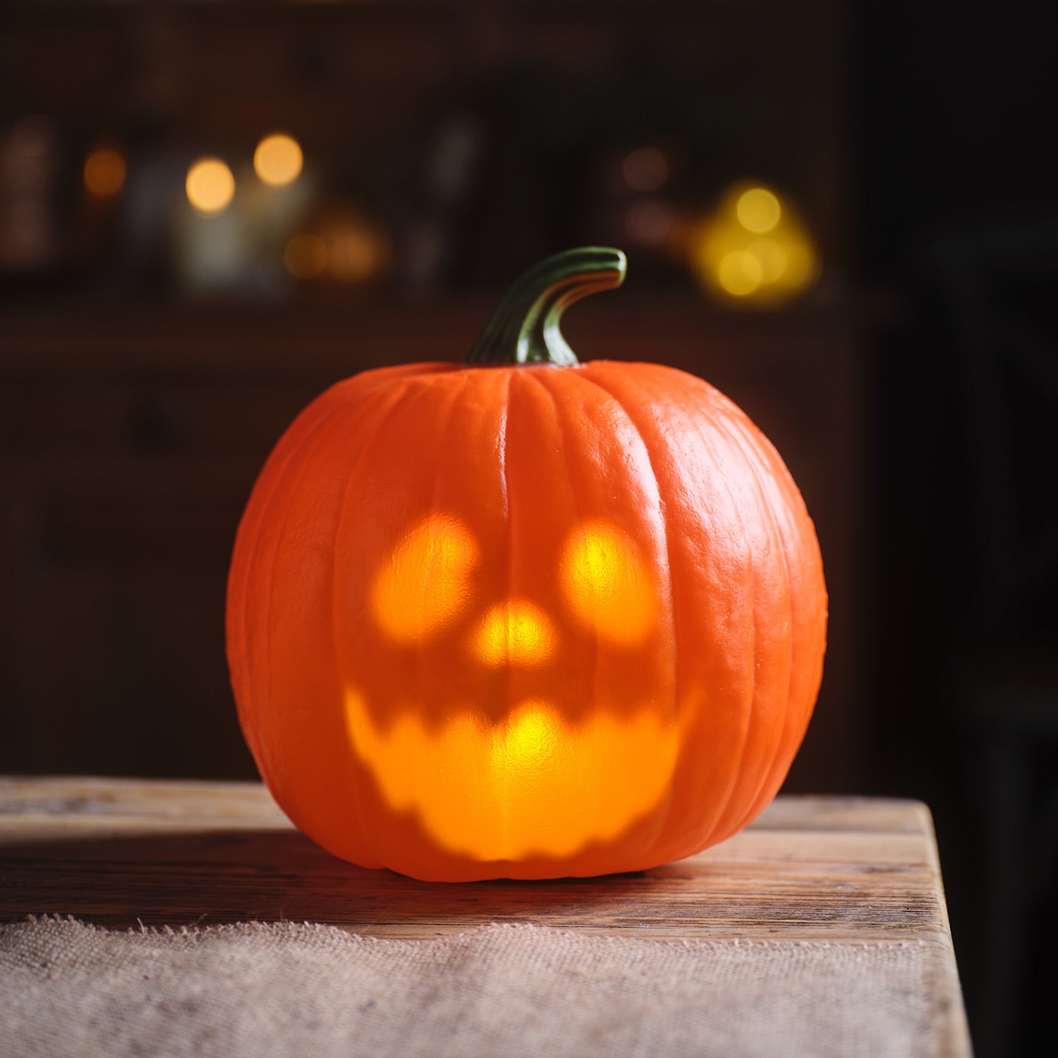 Citrouille Animée d’Halloween à Effet Sonore et Visuel - LED