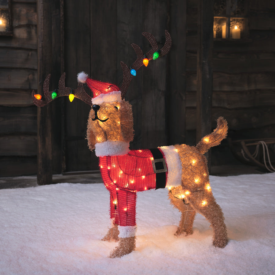 Cerf de Noël Lumineux Duchy à 600 LED Bicolore